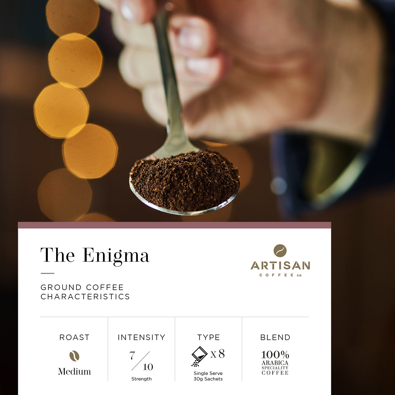 The Enigma Ground | Speciality Ground Coffee | Artisan Coffee Co.