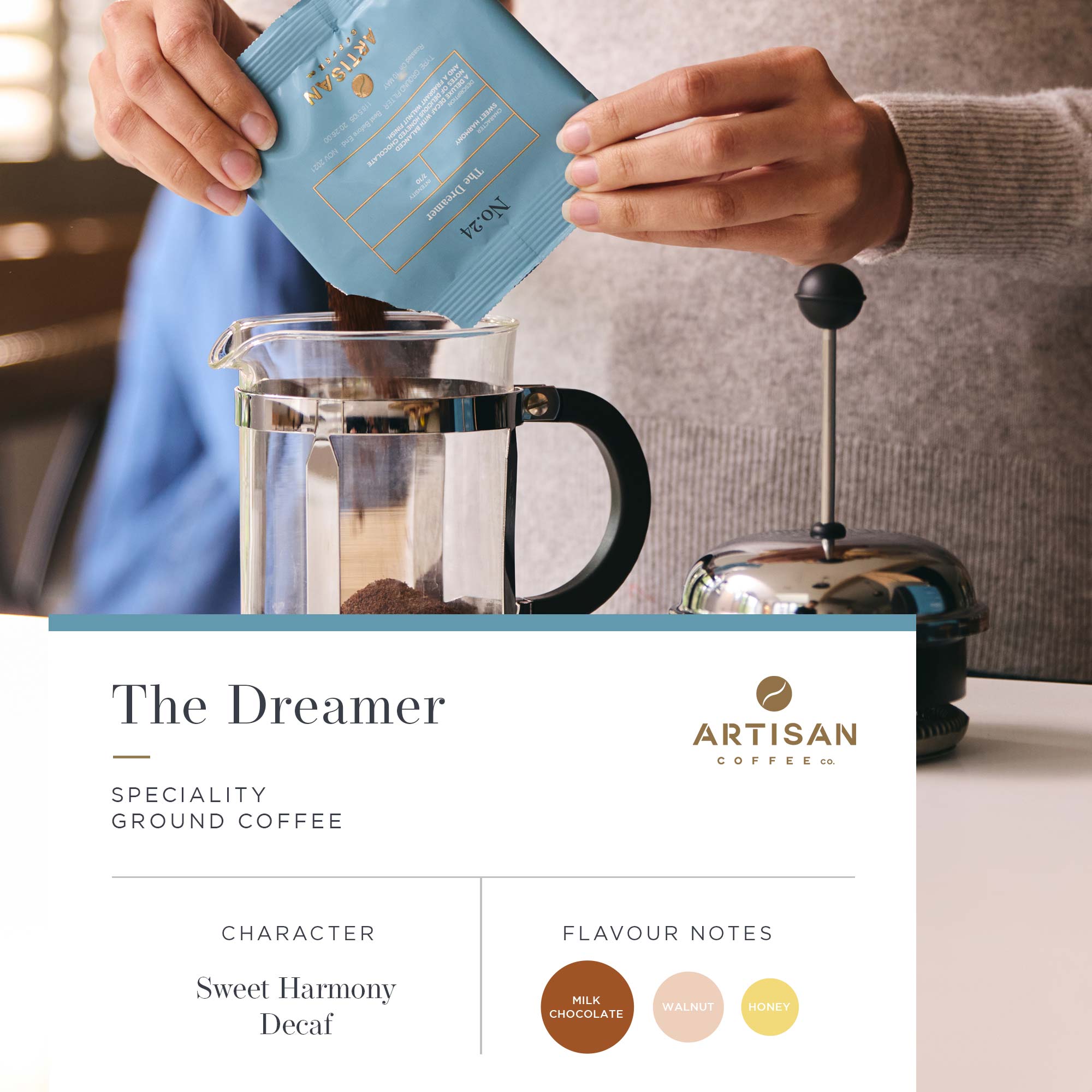 The Dreamer Ground | Speciality Decaf Coffee | Artisan Coffee Co.