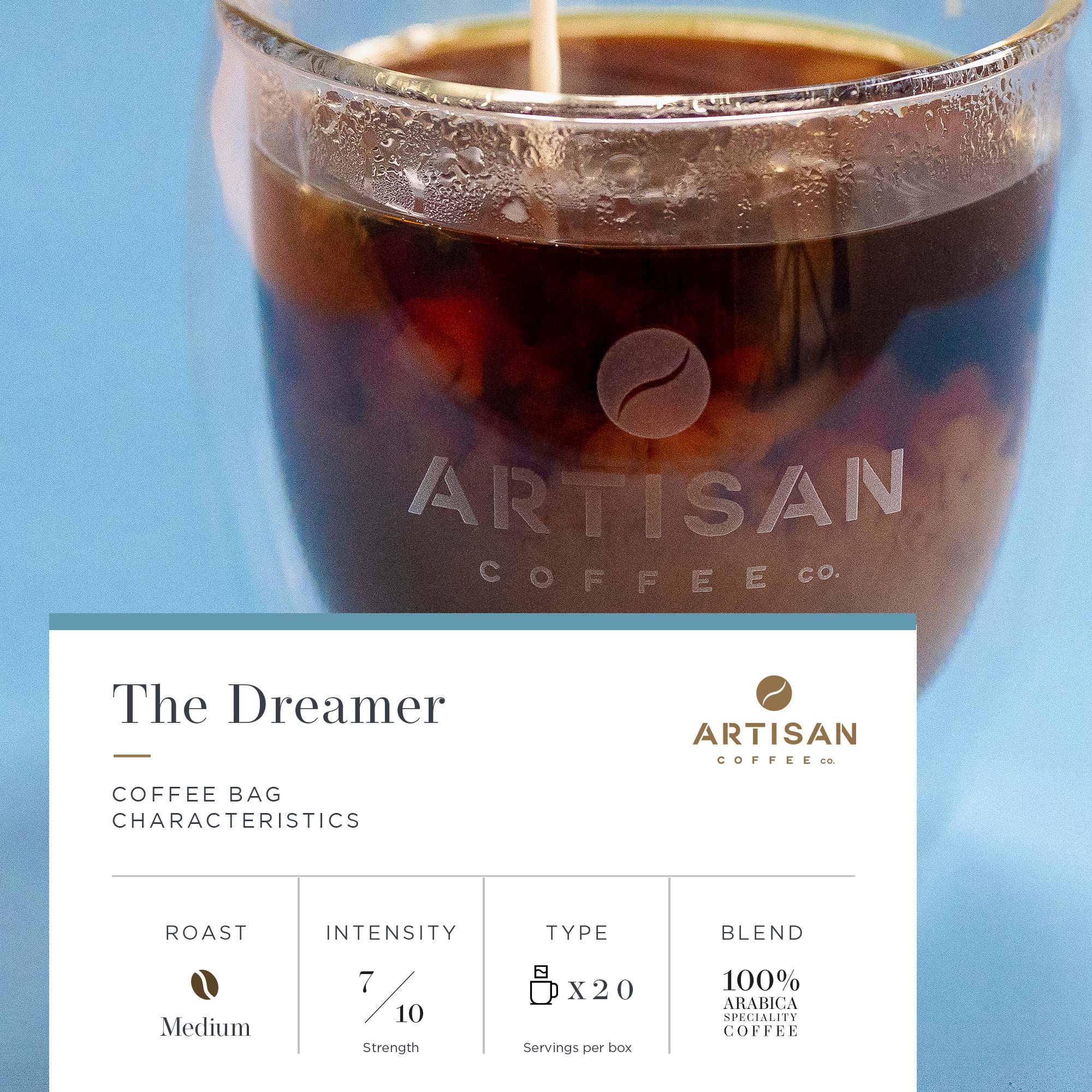 The Dreamer Coffee Bags | Decaf Speciality Coffee | Artisan Coffee Co.