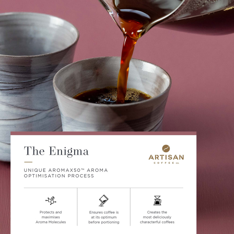 The Enigma Ground Coffee – Artisan Coffee Co.